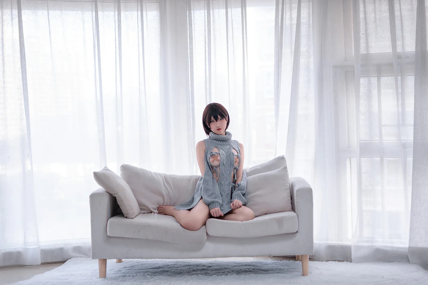 阿薰kaOri – 露背毛衣 [20P] | 91绅士 | 超清写真集 | 91shenshi